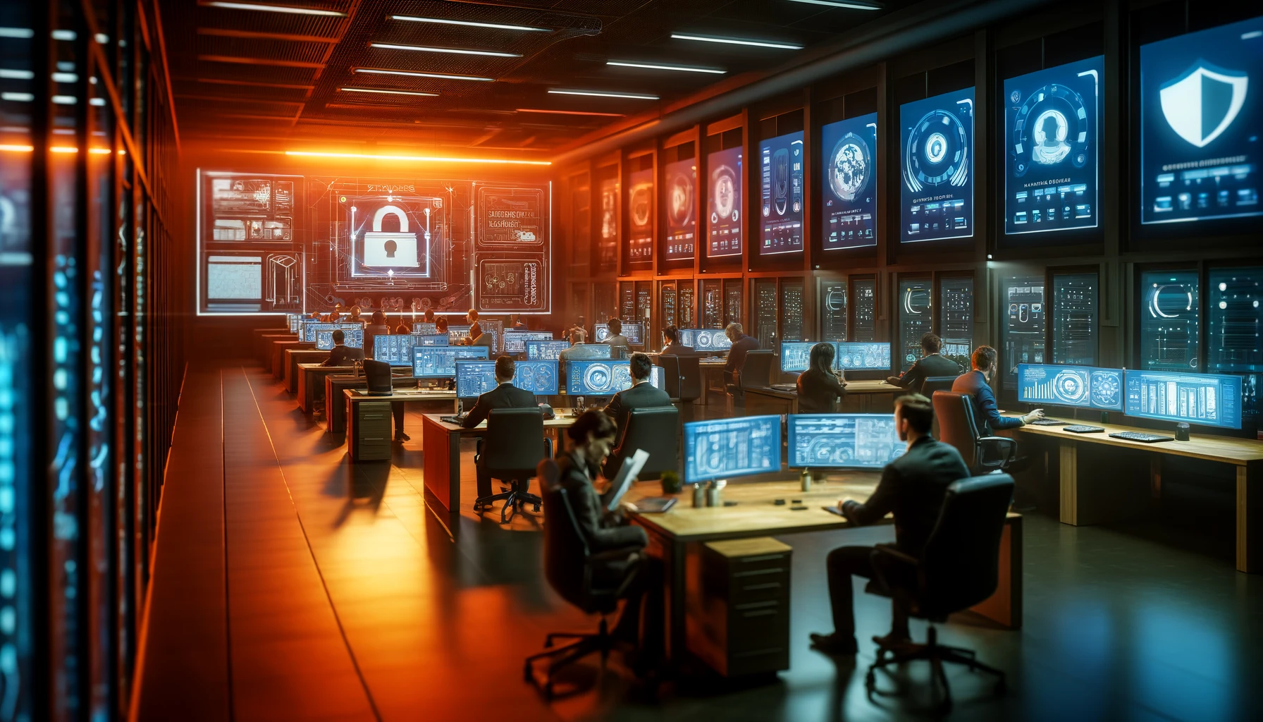 Cybersecurity Engineer Safeguarding Online Threats